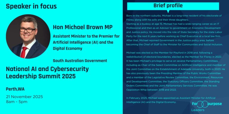 Speaker Announcement: Michael Brown | National AI & Cybersecurity ...