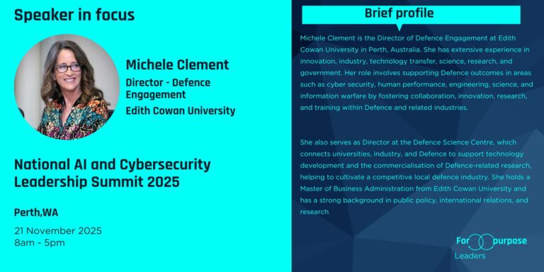 Speaker Announcement: Michele Clement | National AI & Cybersecurity ...